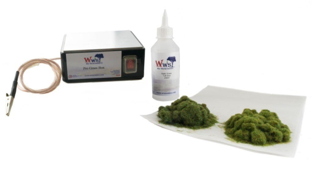 Pro Grass Box Applicator Static Grass Tuft Creation Kit – WWScenics