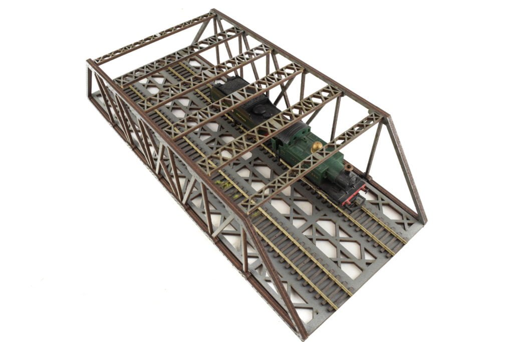 Double Track Girder Grey Bridge | WWScenics