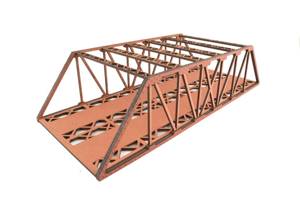 Double Track Girder Red Bridge | WWScenics