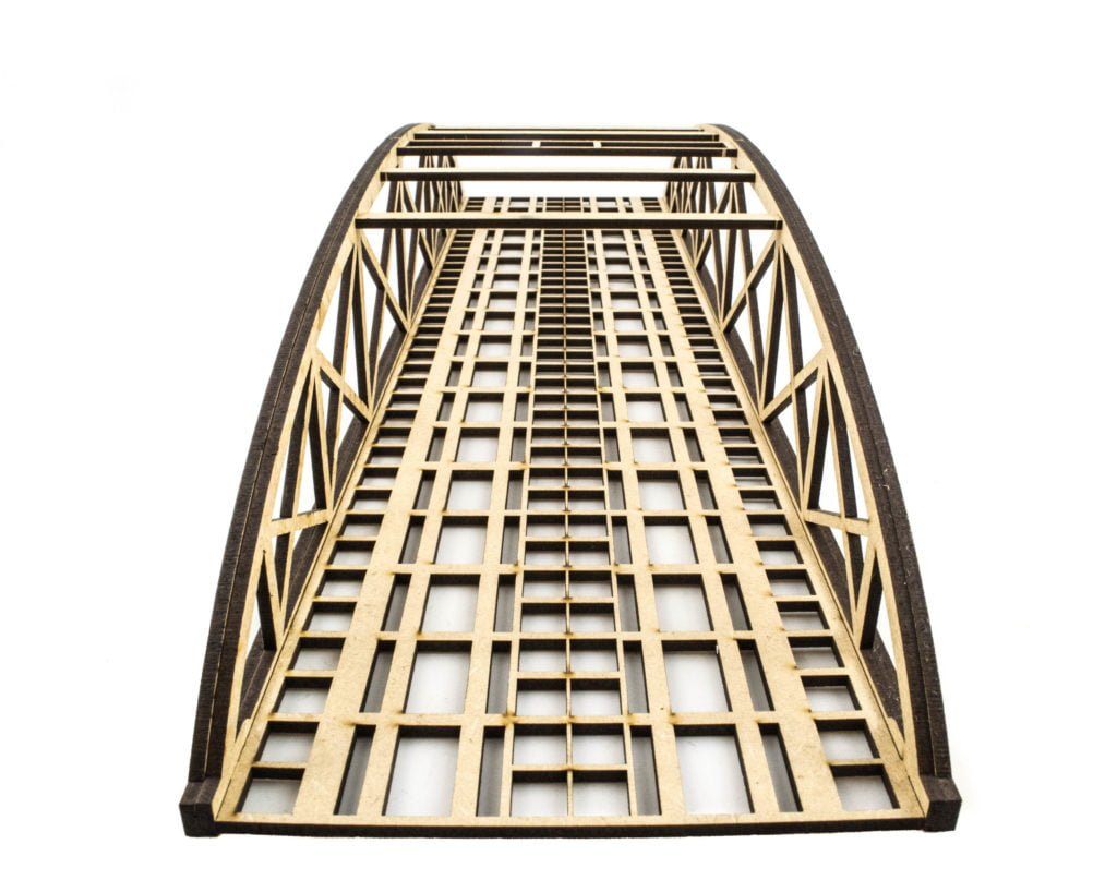 Double Track Bowstring Low-Detail Bridge | WWScenics