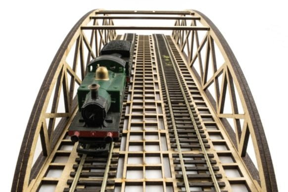 Double Track Bowstring Low-Detail Bridge | WWScenics