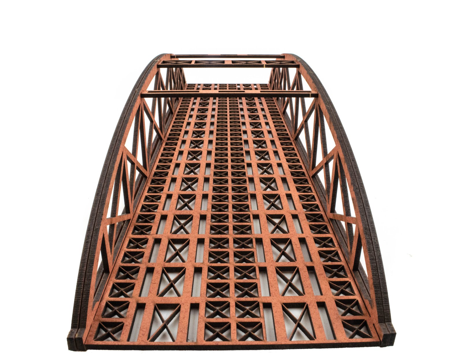 Double Track Bowstring Red Bridge | WWScenics