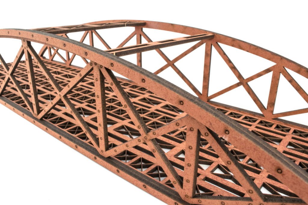 Double Track Bowstring Red Bridge | WWScenics