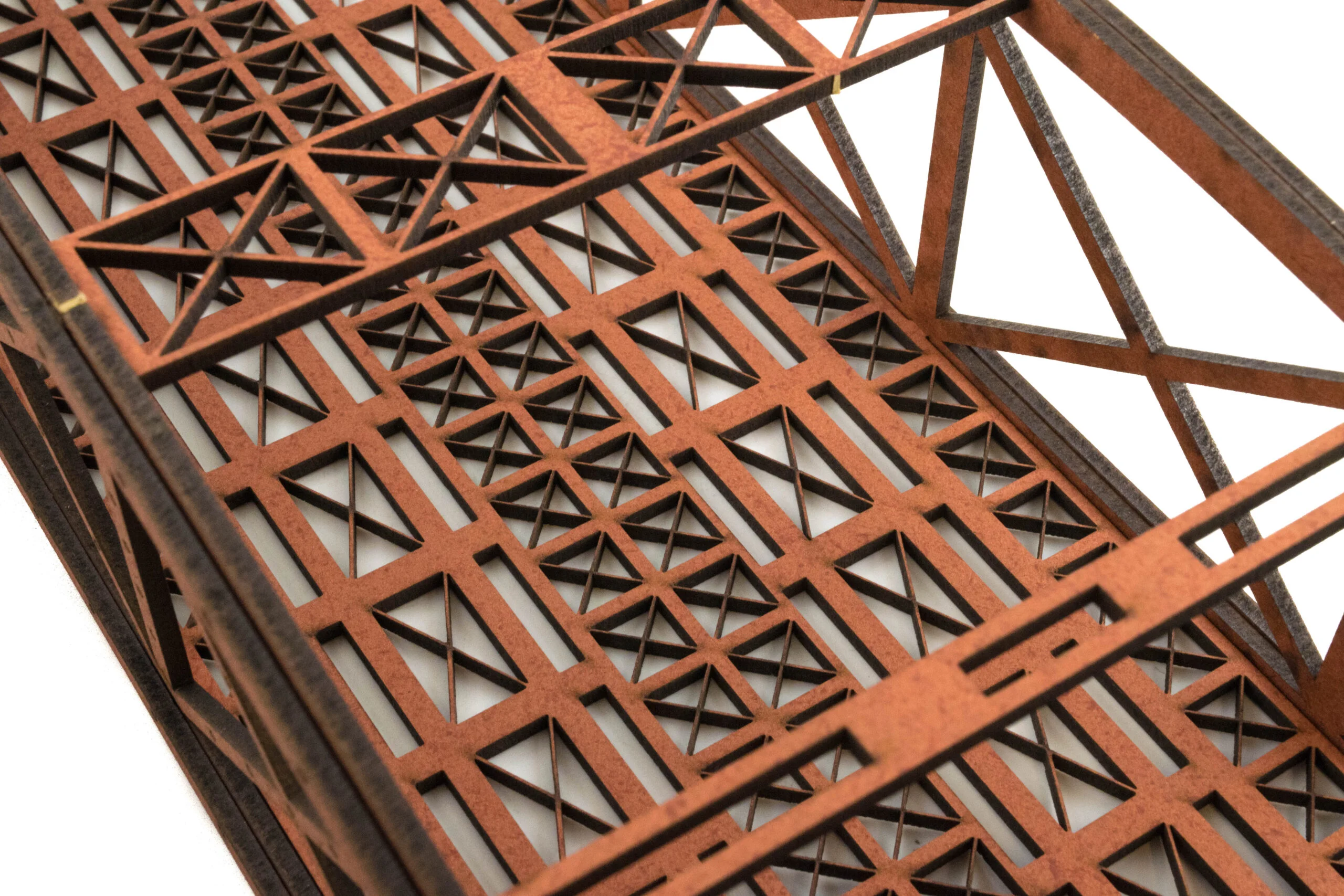 Double Track Bowstring Red Bridge | WWScenics