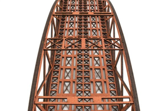 Double Track Bowstring Red Bridge | WWScenics