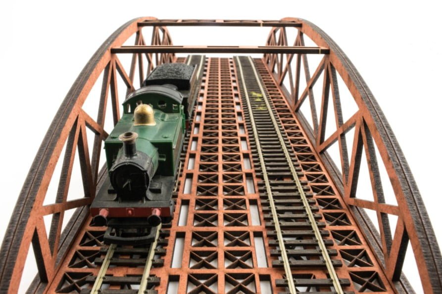 Double Track Bowstring Red Bridge | WWScenics