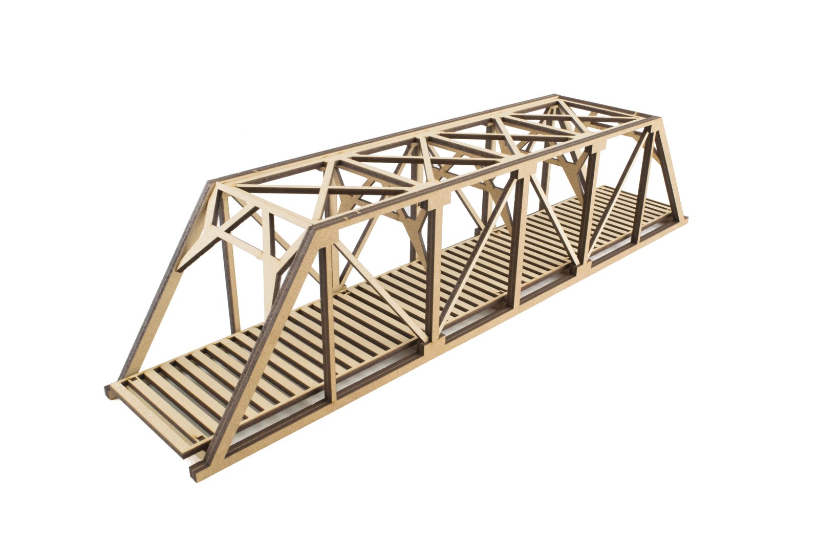 Single Track Railroad Girder Low-Detail 400mm Bridge | WWScenics