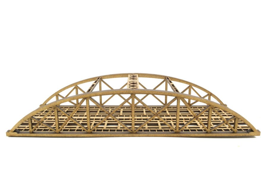 N Gauge Double Track MDF Bowstring Bridge (Choose Colour) | Scale Model ...