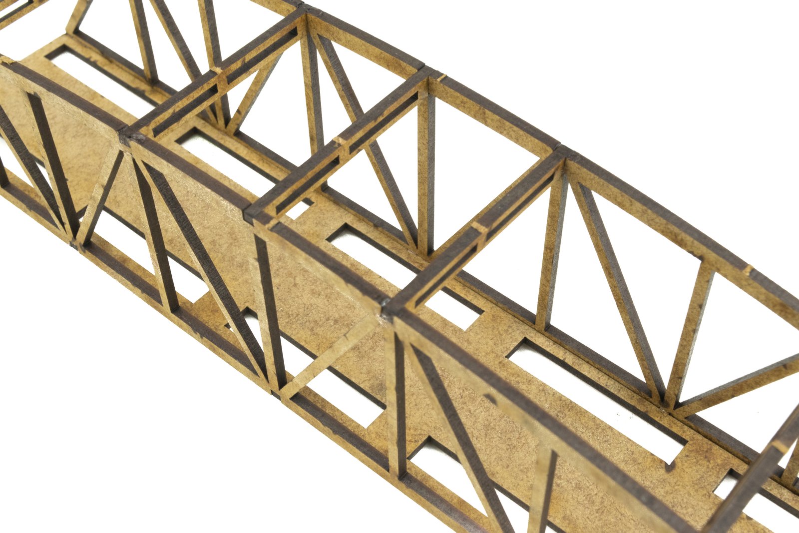 N Gauge Single Track MDF Camelback Bridge (Choose Colour) | WWScenics