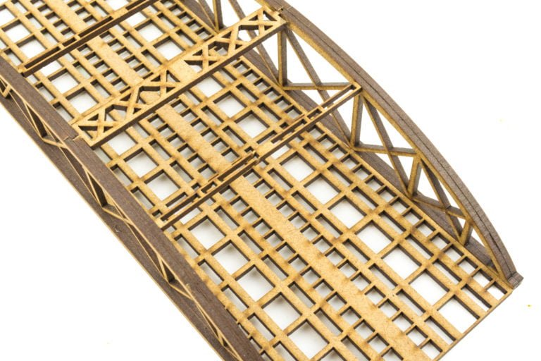 N Gauge Double Track MDF Bowstring Bridge (Choose Colour) | Scale Model ...