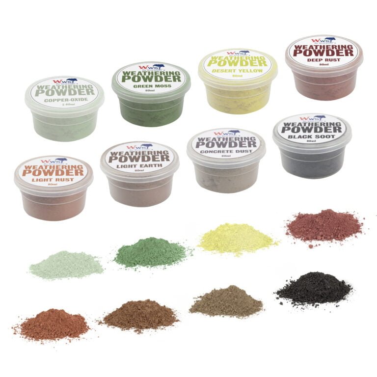 Weathering Powder Set of 8 | 8x80ml | WWScenics