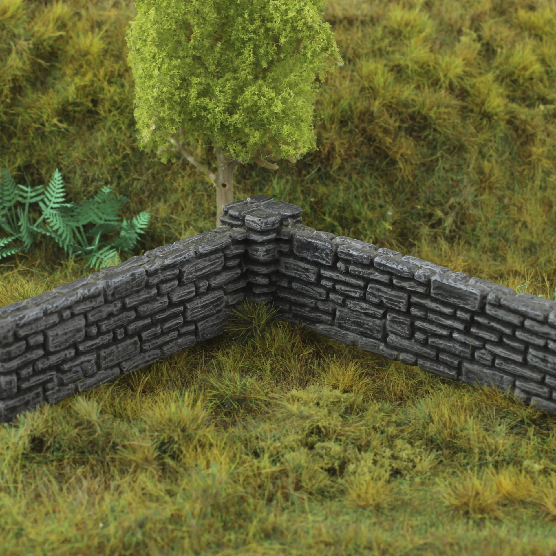 Farm Stone Walls | Scale Model Walls | Resin Walls | WWScenics