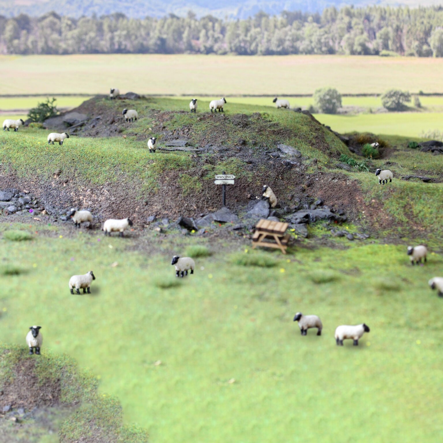 OO Gauge Hand Sculpted Sheep | WWScenics
