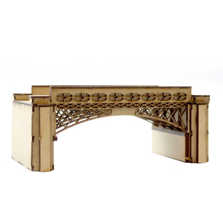 N Gauge Iron Arch Bridge - WSLC-002| Scale Model Bridge