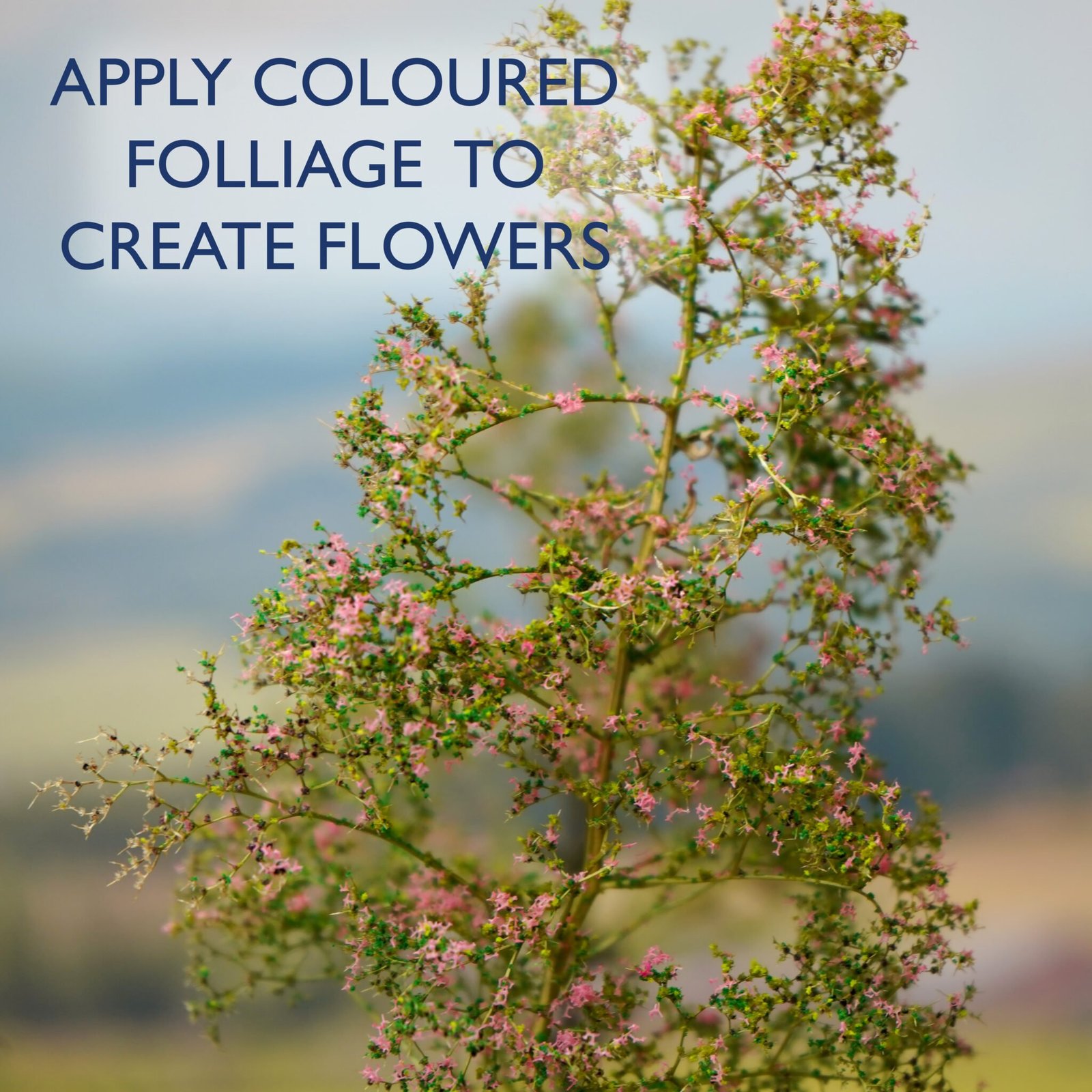 Coarse Yellow Flower Flocks | Tree Foliage 50g | WSLF-101 | WWScenics