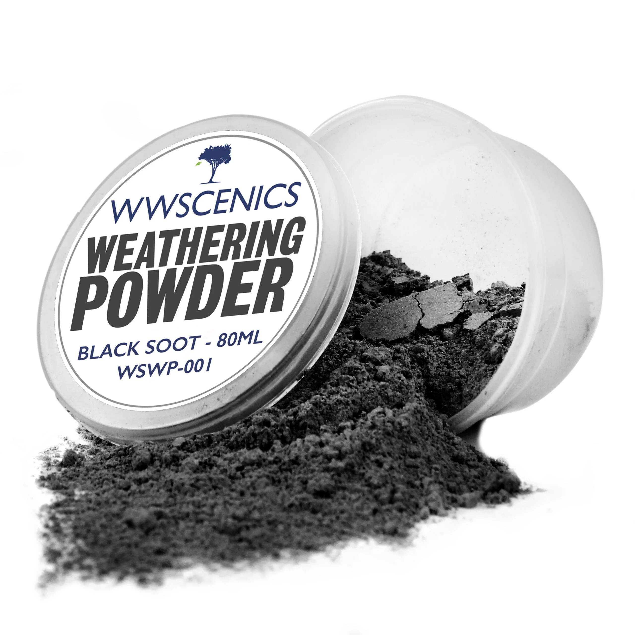 Black Soot Weathering Powder - WSWP-001 | Scale Model Scenery