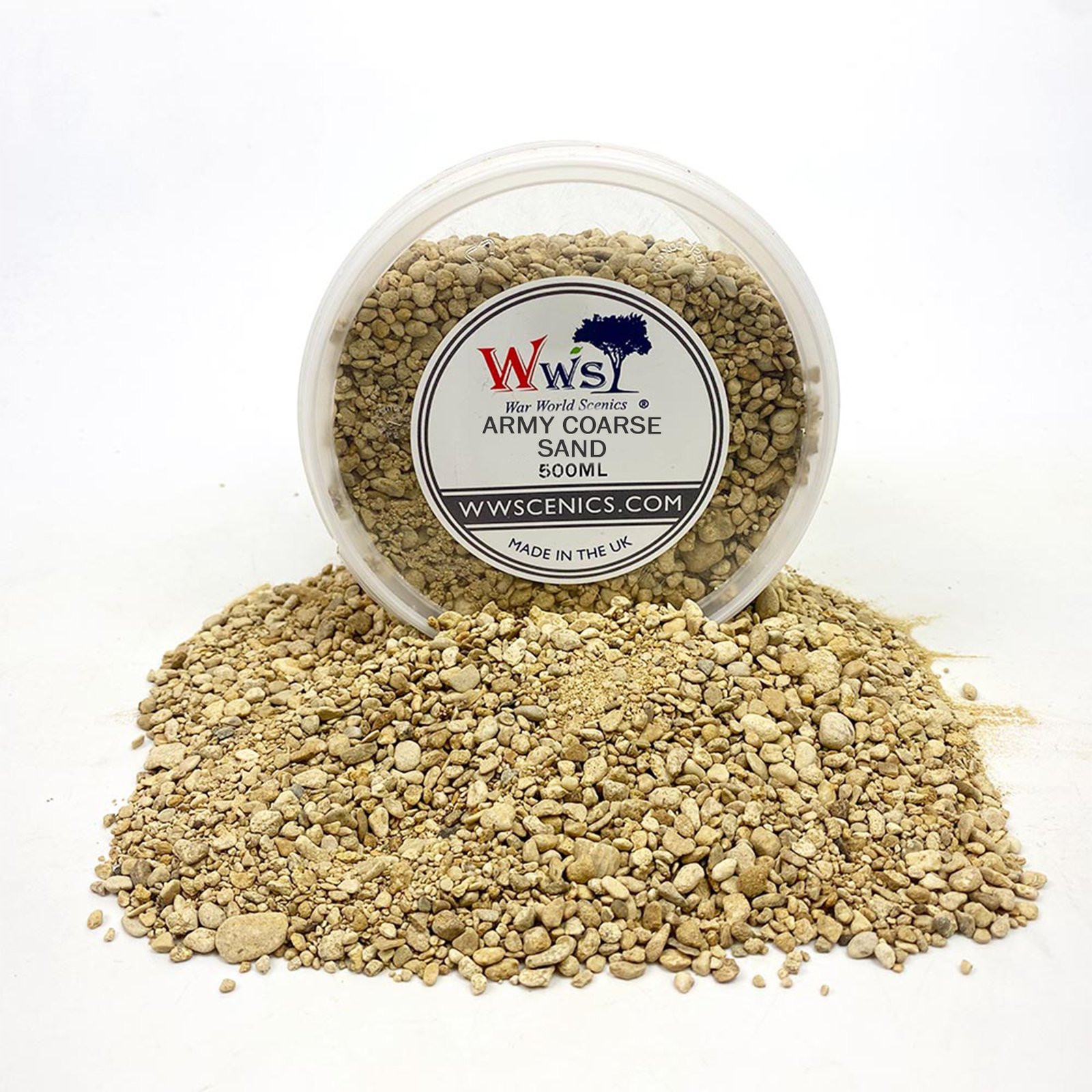 Army Coarse Model Sand | Model Sand Basing Materials | WWScenics