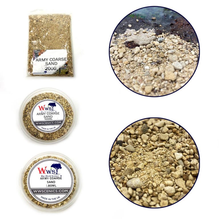 Army Coarse Model Sand | Model Sand Basing Materials | WWScenics