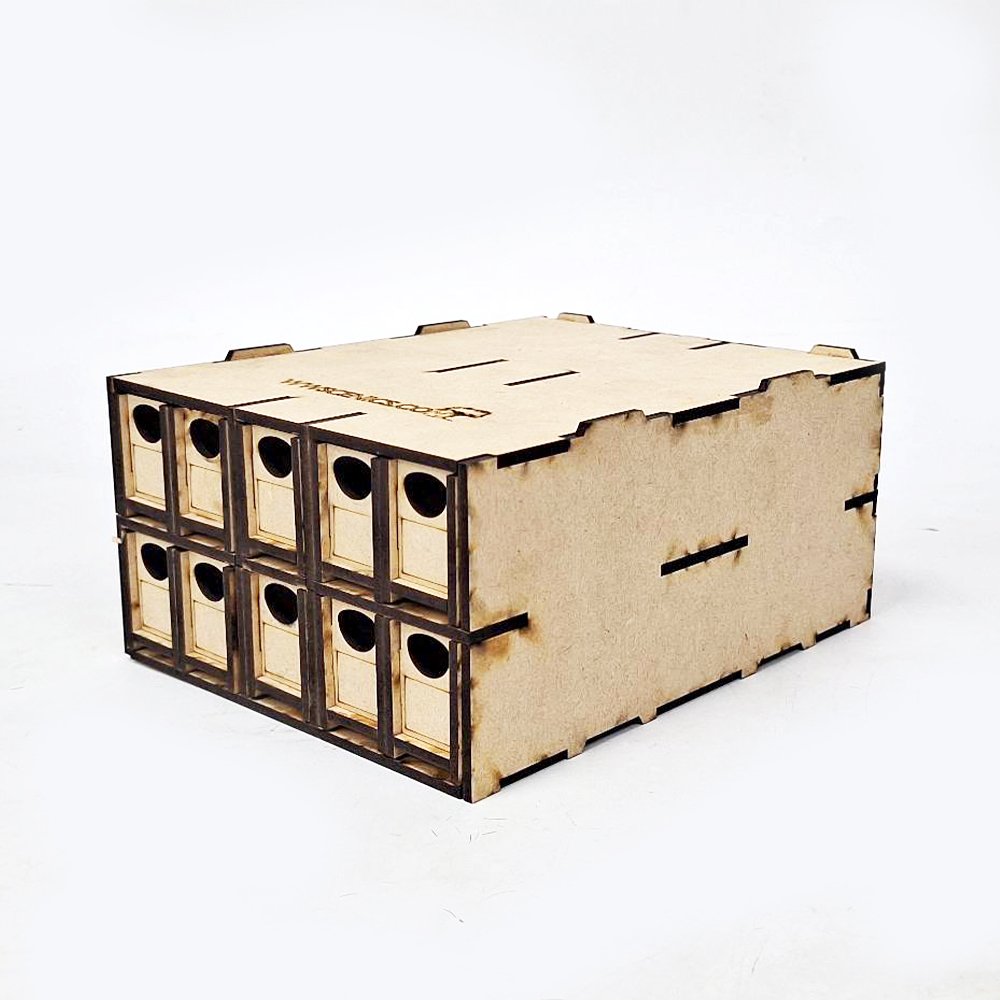 Loco Storage Box for N-Gauge | 10 Drawer | WWScenics