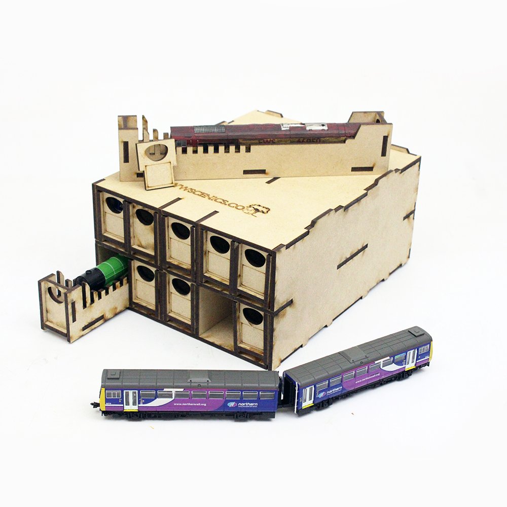 Loco Storage Box for N-Gauge | 10 Drawer | WWScenics