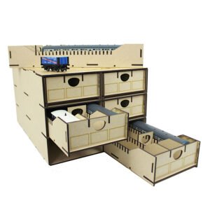 Loco & Rolling Stock Storage Box 18 x Multi-Compartment Drawers | WWScenics