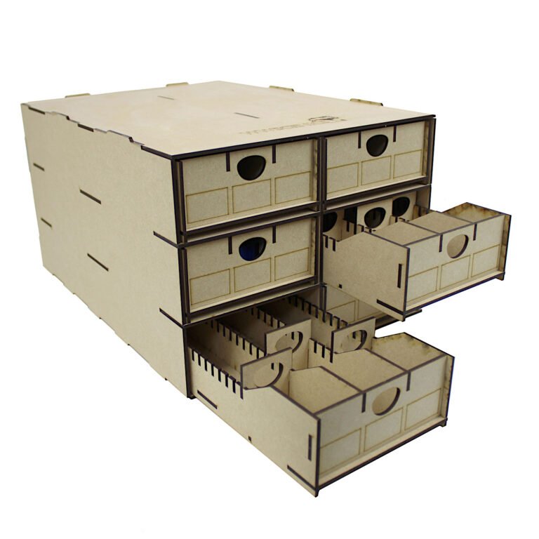 Loco & Rolling Stock Storage Box 18 x Multi-Compartment Drawers | WWScenics