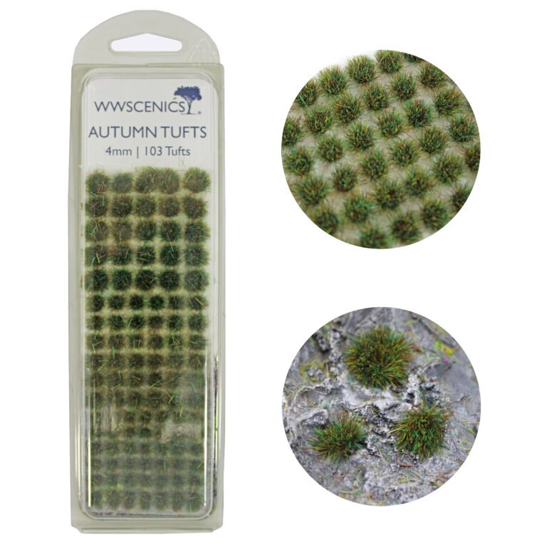 Autumn | 103x Self-Adhesive Static Grass Tufts – WWScenics