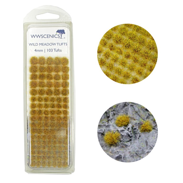 Wild Meadow | 103x Self-Adhesive Static Grass Tufts – WWScenics