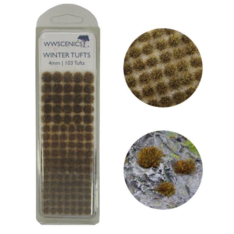 Winter | 103x Self-Adhesive Static Grass Tufts | WWScenics