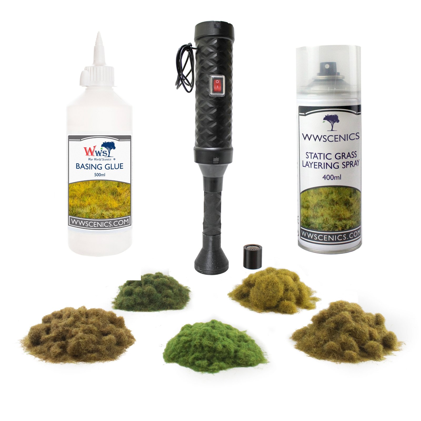 Pro Grass Detailer Static Grass Applicator Scenery Kit – WWScenics