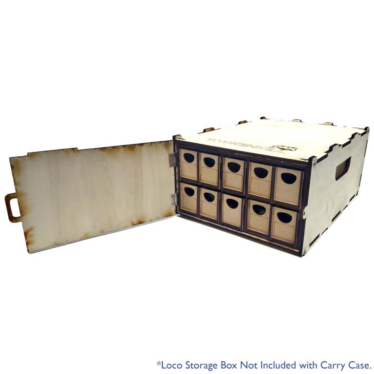 Loco Storage Box Carry Case | Transport Case for 10 Drawer OO Gauge ...