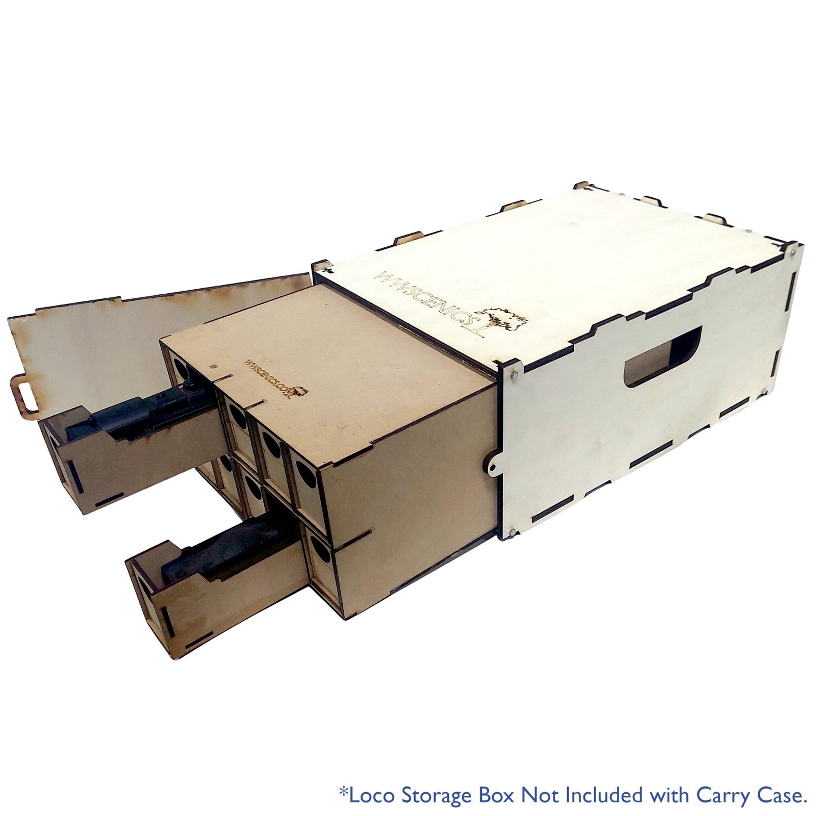 Loco Storage Box Carry Case | Transport Case for 10 Drawer OO Gauge ...
