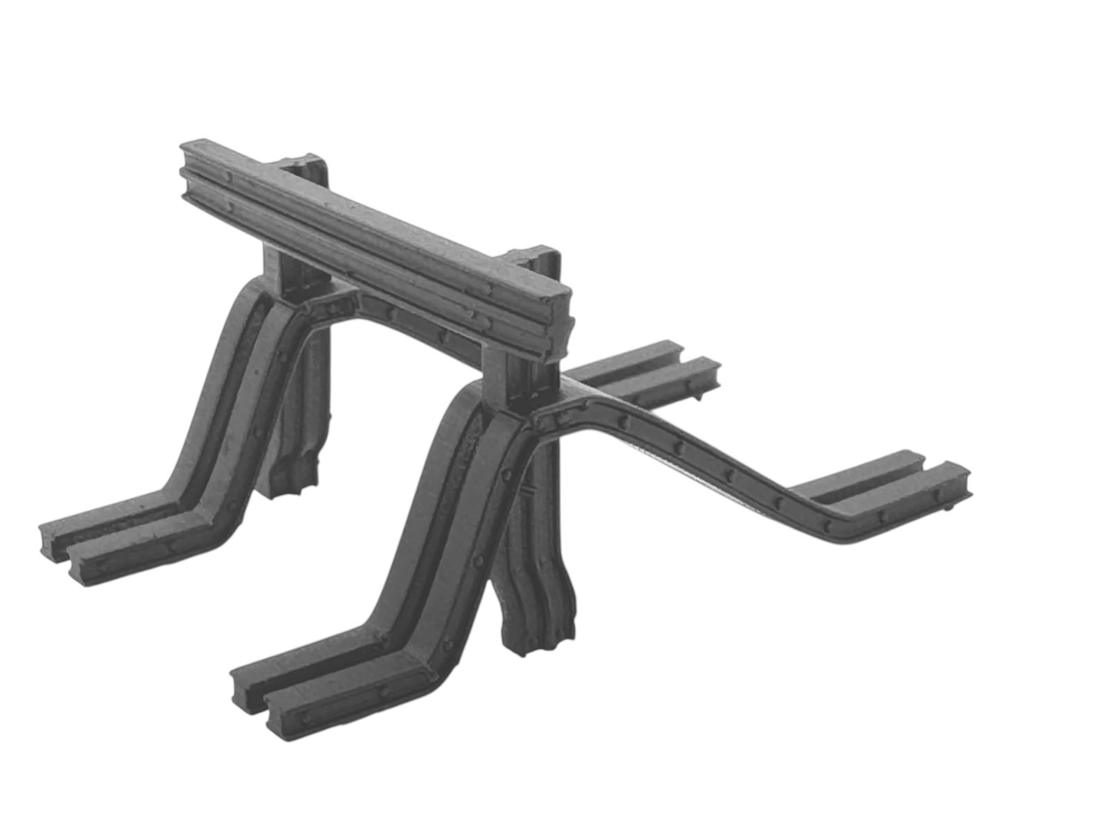 OO/HO Gauge Railway Buffer Stops (x4) – Resin, Unpainted | WWScenics