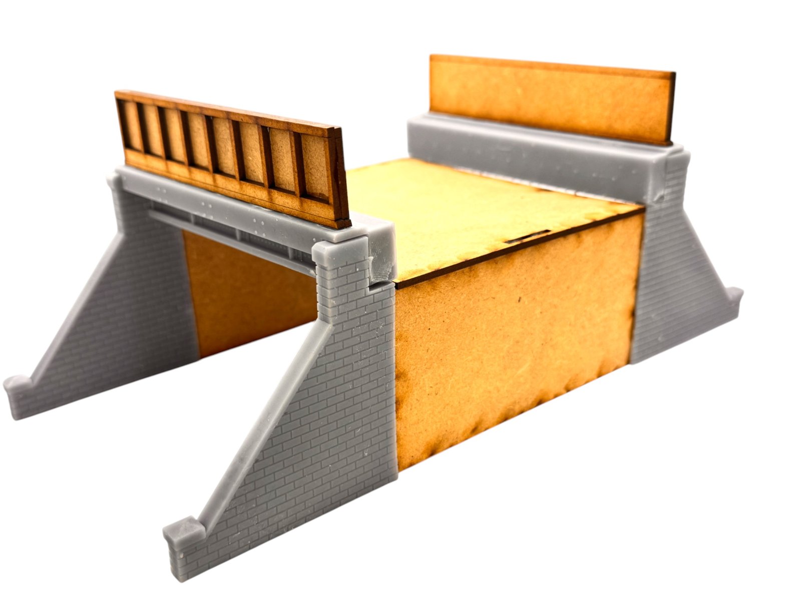 OO/HO Gauge Iron Bridge – Double Sided / Double Track – WWScenics